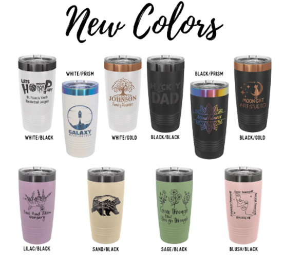 Personalized Laser Tumbler – Primal Graphx