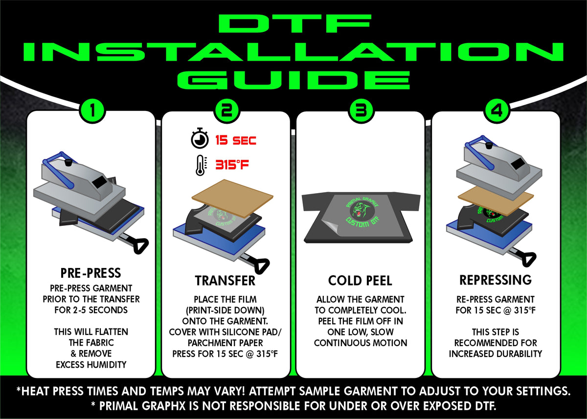 Individual Custom DTF Transfers!! Upload your PNG image – Primal Graphx