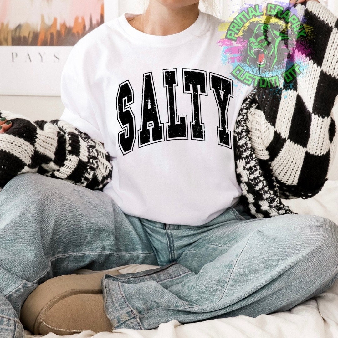 Salty DTF Transfer, D0009 – Primal Graphx