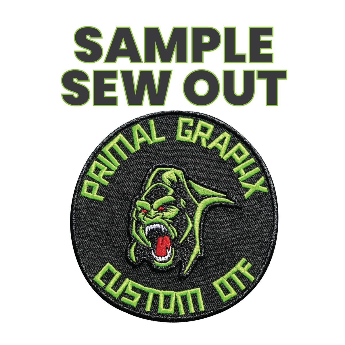 Pre-Production Sample Sew Out – Primal Graphx